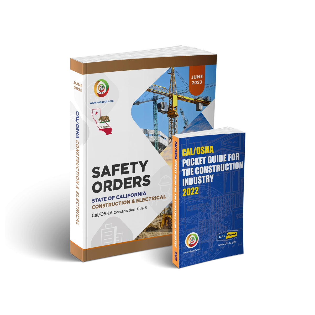 Cal/OSHA Construction Industry June 2023 Book and Pocket Guide Combo