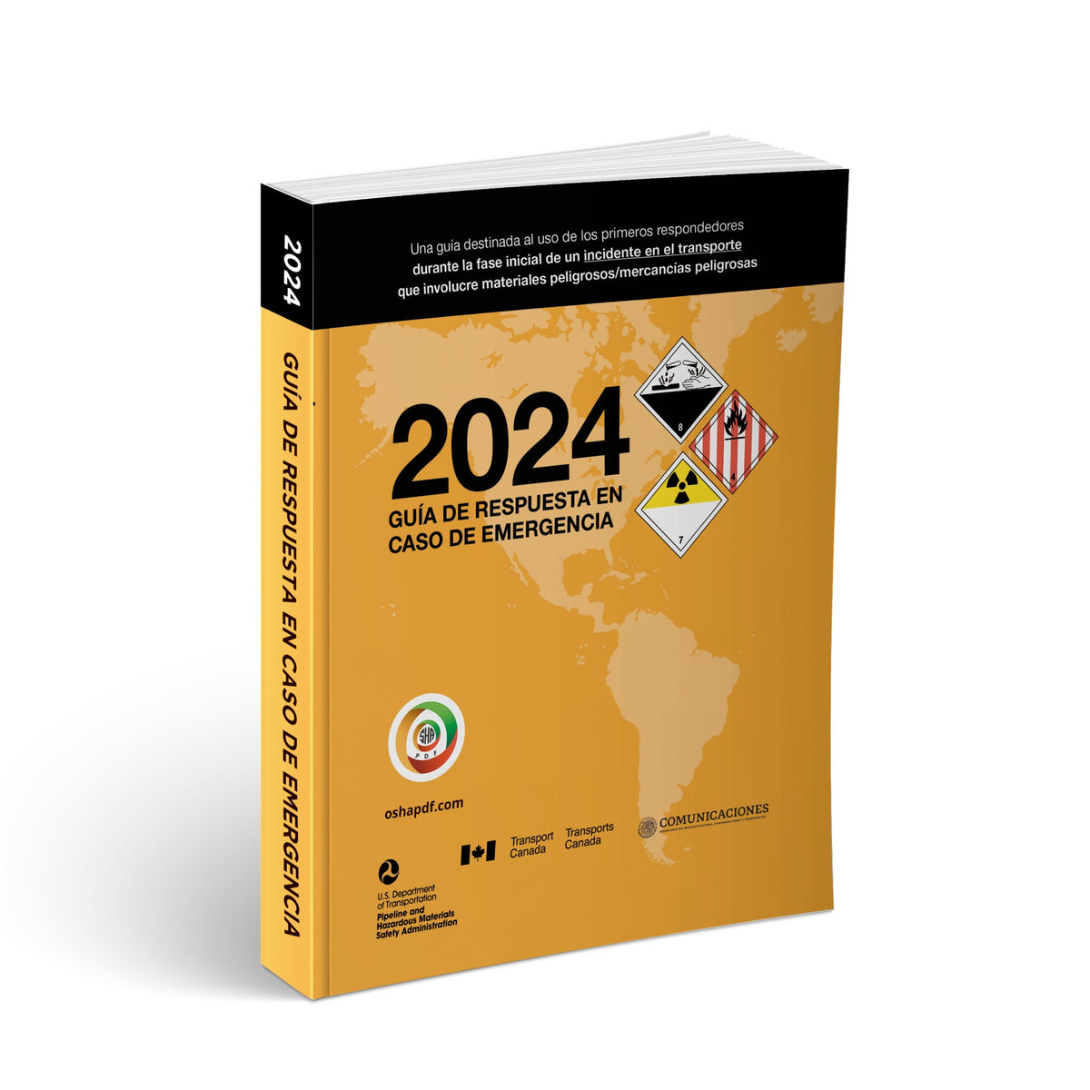 Spanish 2024 Emergency Response Guidebook ERG