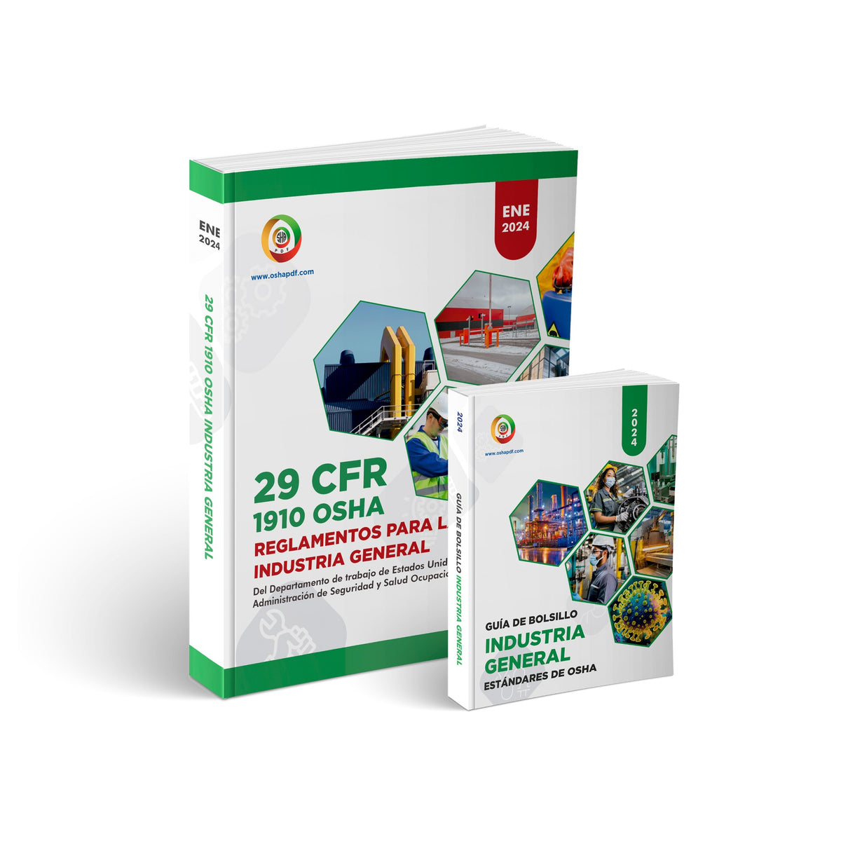 Spanish OSHA 29 CFR 1910 Book & Pocket Guide – January 2024